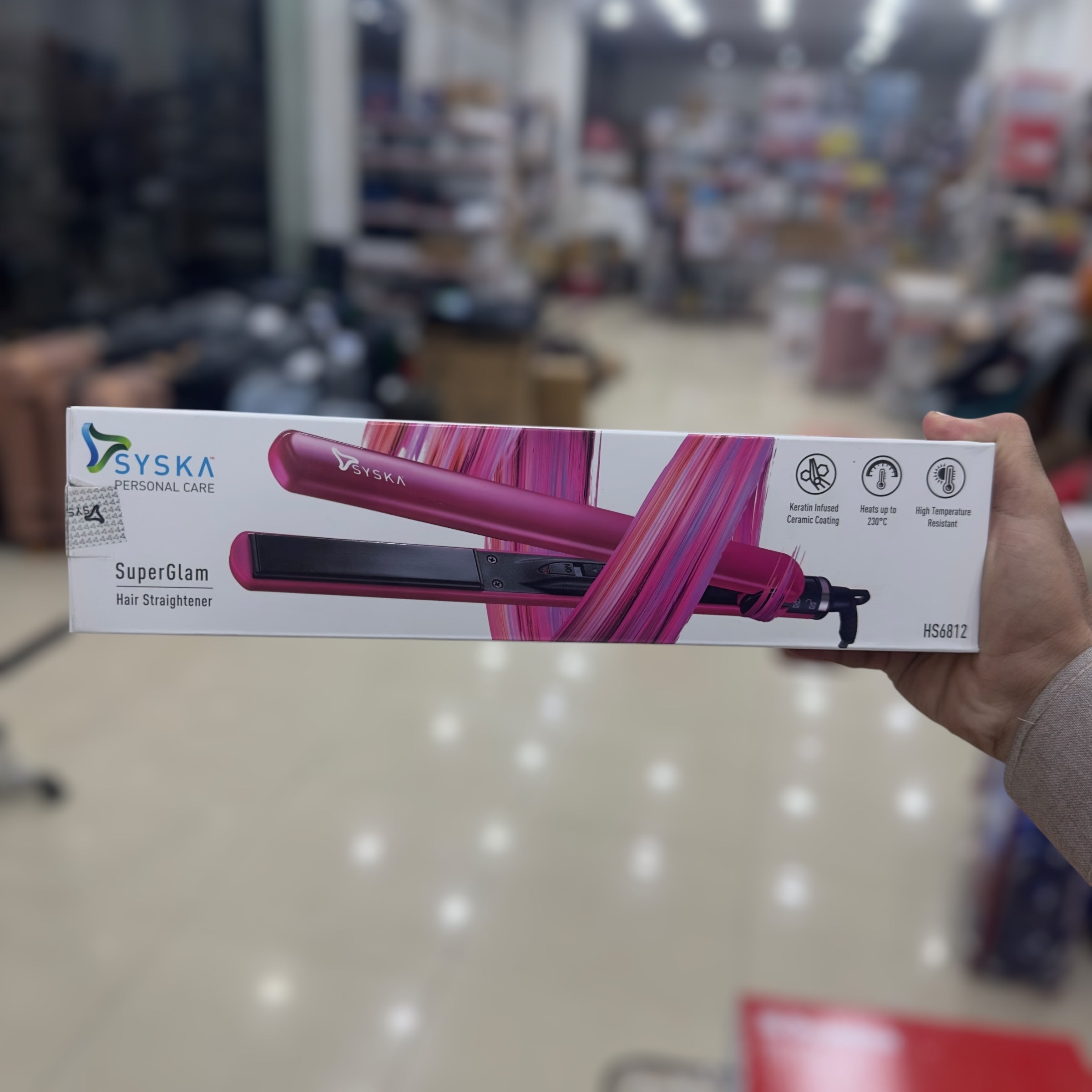SYSKA SuperGlam Hair Straightener HS6812 – Warsak Imported Collection