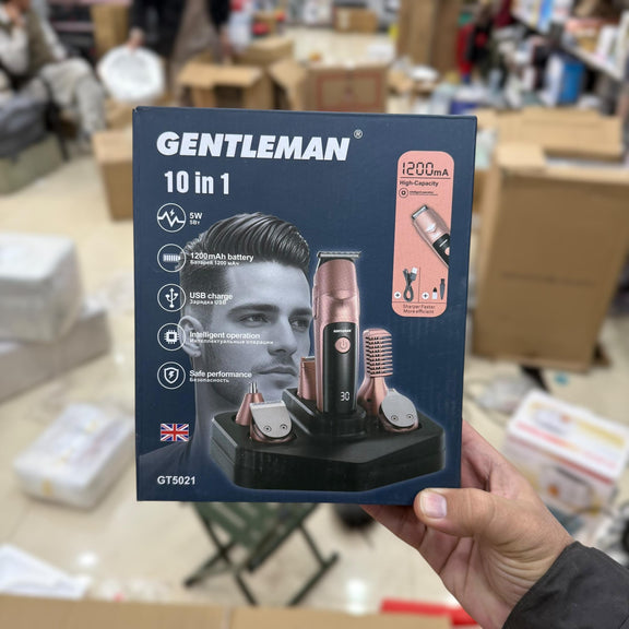 Gentleman 10 in 1 Grooming Kit GT5021 – Warsak Imported Collection