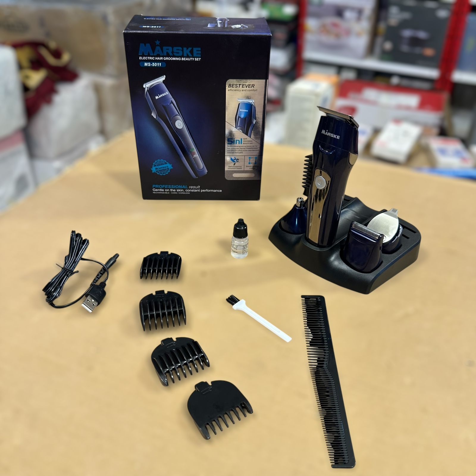 Marske 5 in 1 Hair Grooming set MS-5011 – Warsak Imported Collection